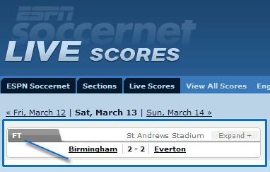 Eye On Sports Media: FOX Soccer Channel Airs Game as "Live" That ESPN ...