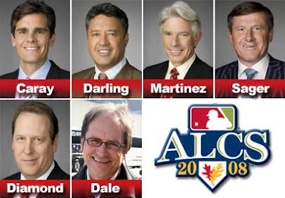 Eye On Sports Media: TBS 2008 ALCS Broadcast Team and Schedule