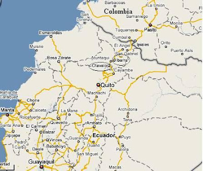 Otavalo Ecuador Map