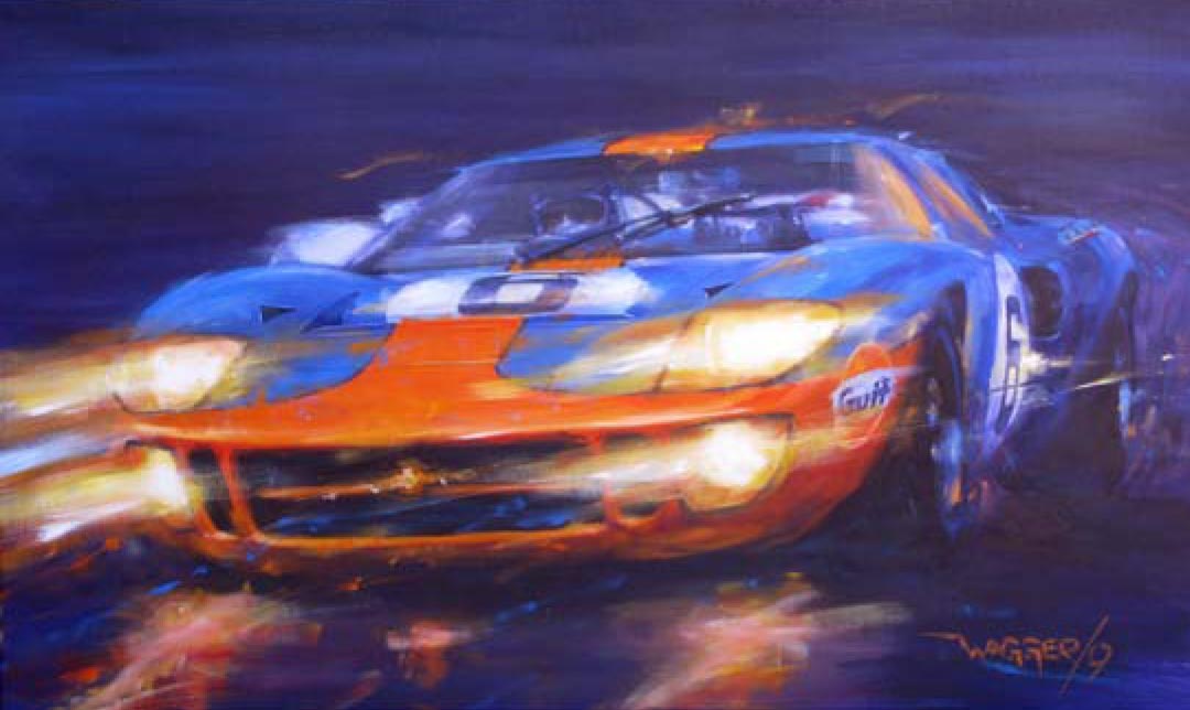 La Galleria Pall Mall London: Klaus Wagger's original vintage racing ...