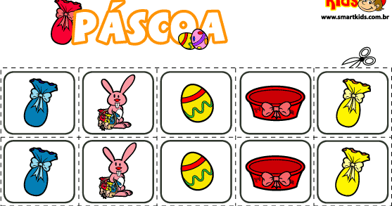 Jogo da Memória - Páscoa. ~ Cantinho das Atividades