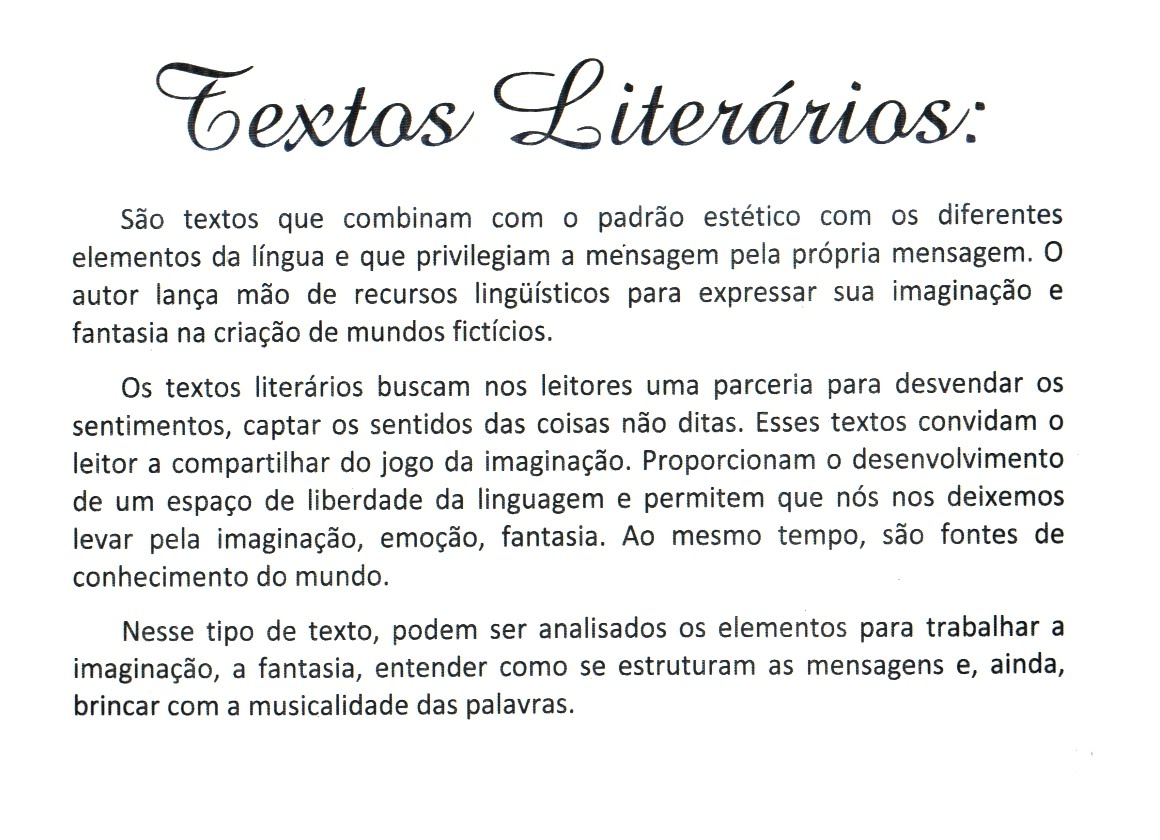 Textos Literarios