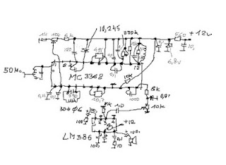 LY3LP laboratory: MC 3362 + LM386 NBFM 50Mc RX