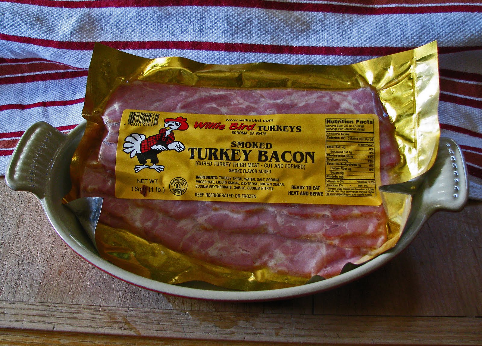 MAD MEAT GENIUS: BACON REVUE TURKEY BACON (WILLIE BIRD)
