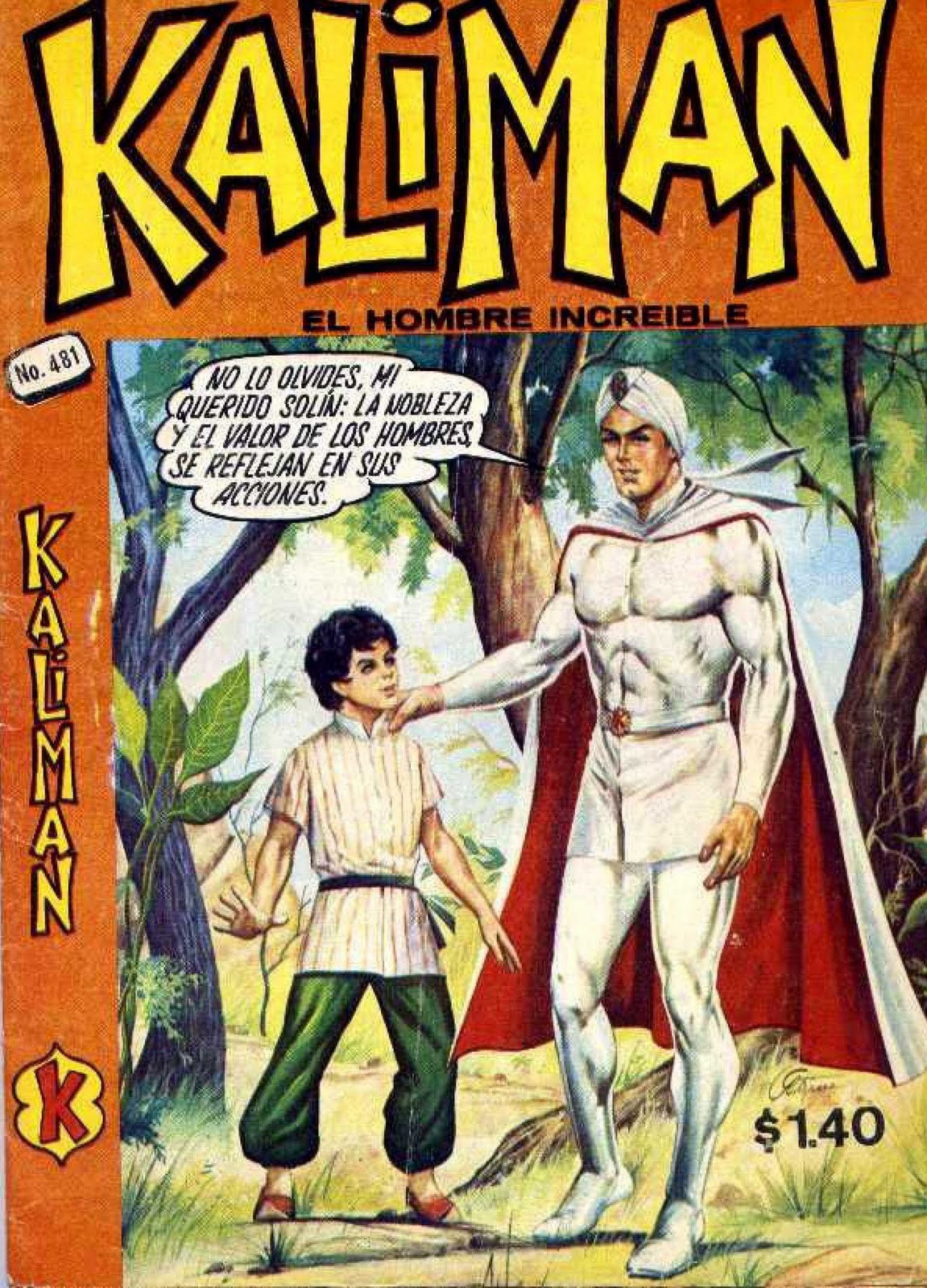 Mexico Comic Aventuras 1: Kaliman (481 al 485) Prom. K - Original