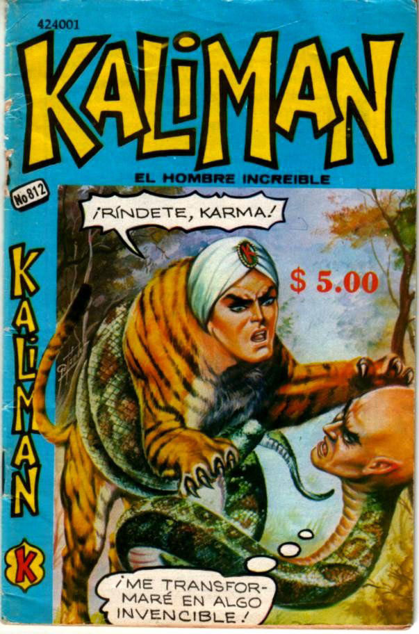 Mexico Comic Aventuras 1: Kaliman (811 al 815) Prom. K - Original