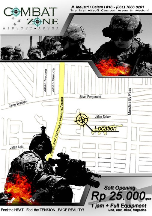 Promote: Combat Zone in MEDAN