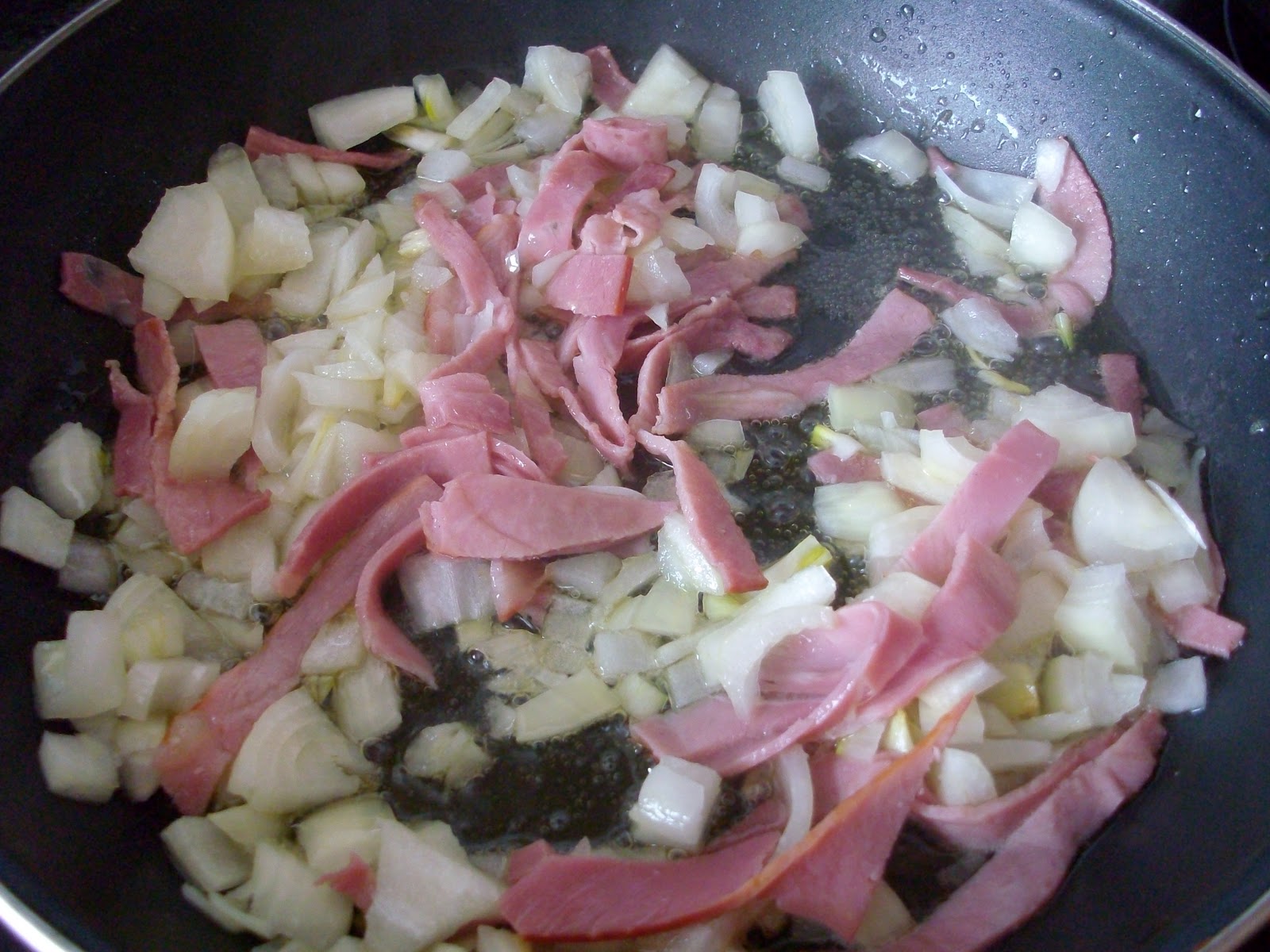 de sucre i sal: salteado de calabaza y lacon ahumado