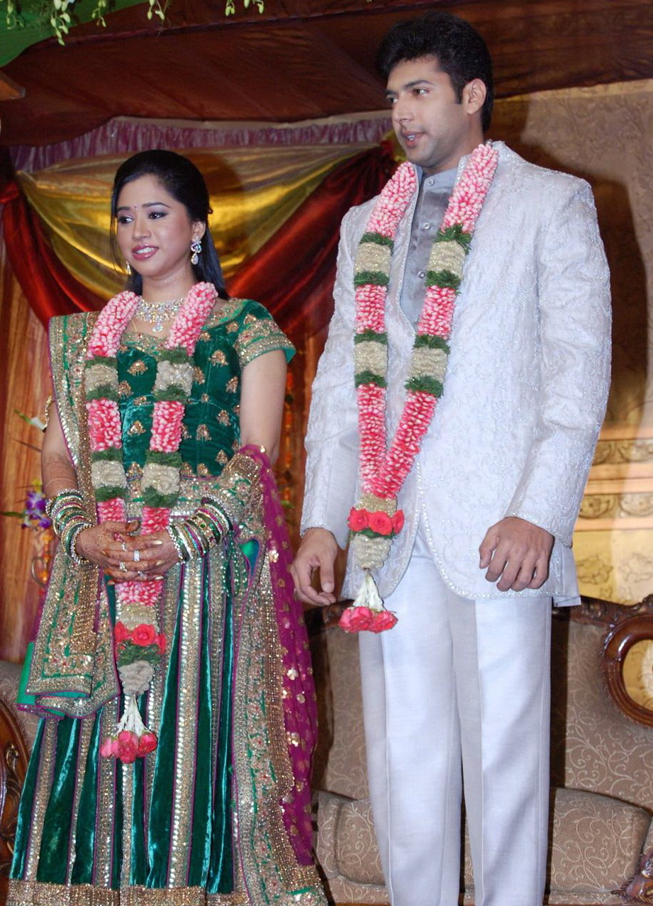 Awesome Collections: celebrities on Jayam Ravis Marriage