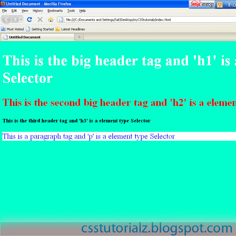 Online Earning Marketing Sharing: csstutorialz-5: Introduction to CSS ...