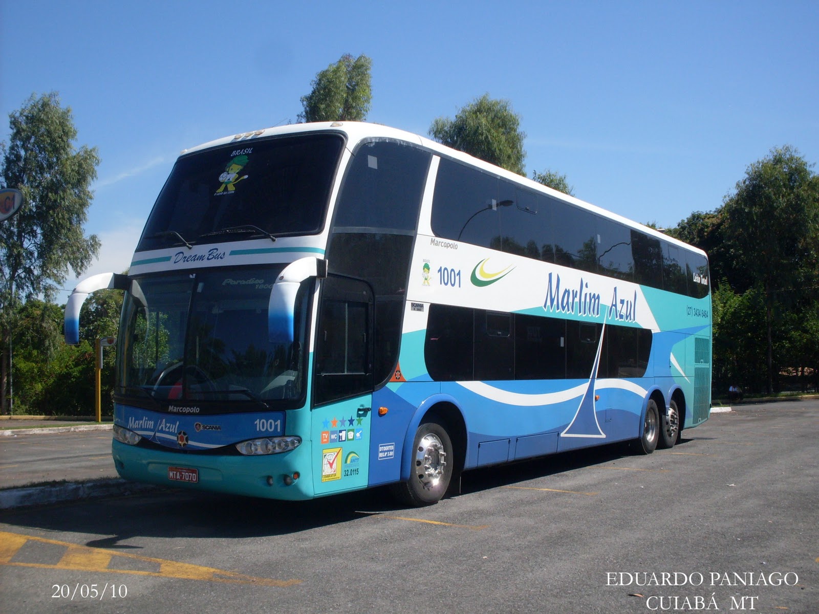 Paniago Buss: Empresa: Marlim Azul Turismo 1001