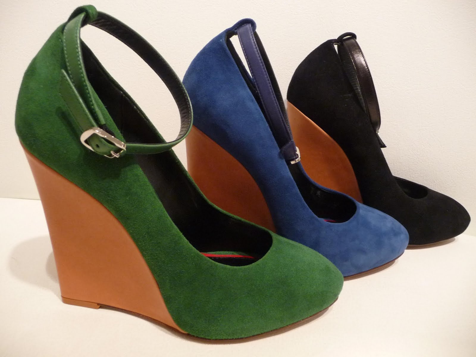 Suede Wedge Shoes
