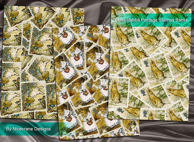 Nicecrane Designs: Peter Rabbit Postage Stamps