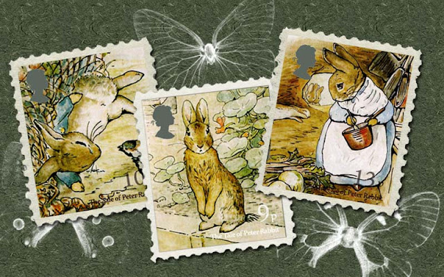 Nicecrane Designs: Peter Rabbit Postage Stamps