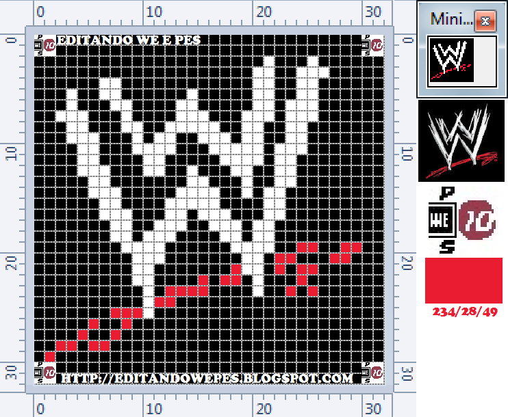 Editando WE e PES: Logo WWE