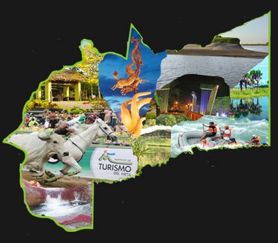 turismo en el meta: mapa del meta