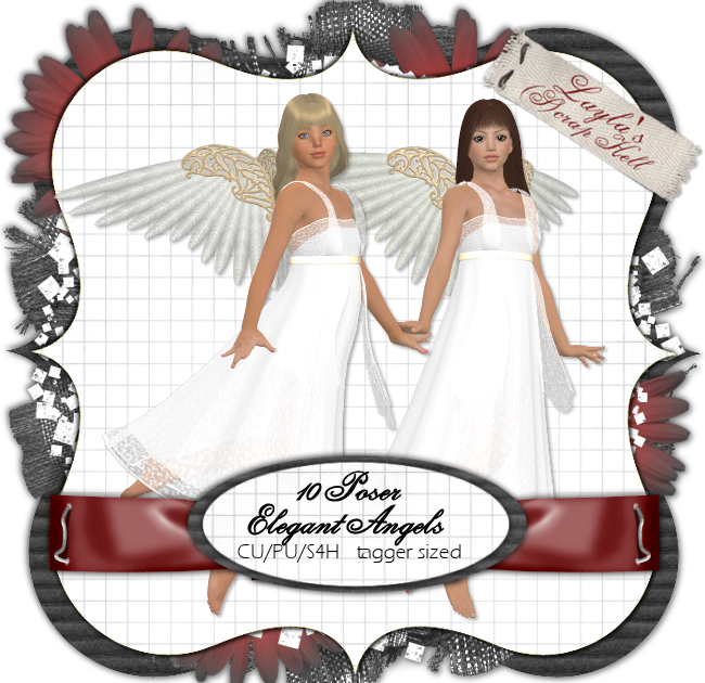 Laylas Scraphell 10 Poser Elegant Angels Older Ones