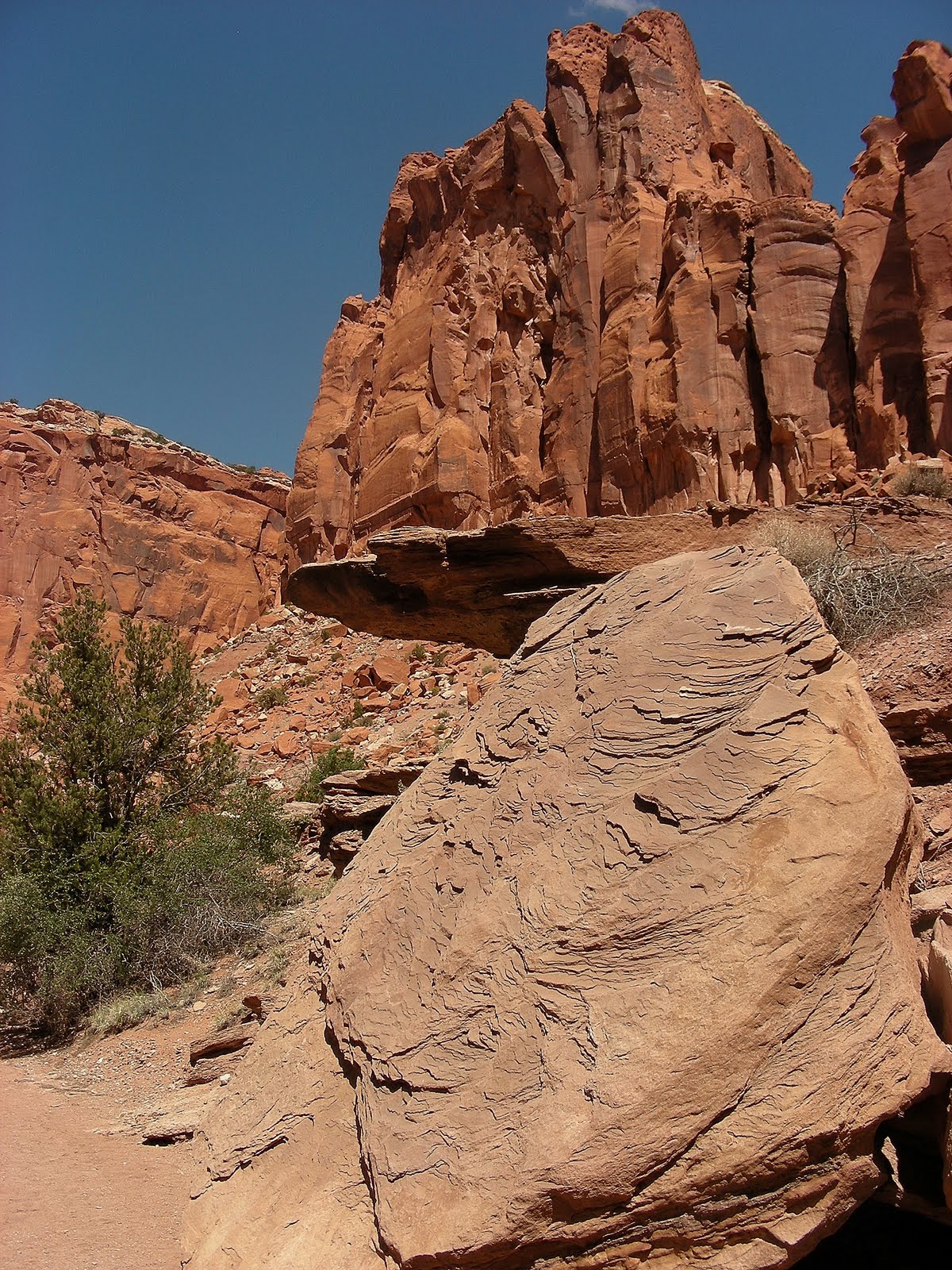 It Just Comes Naturally: Chimney Rock, Capitol Reef National Partk