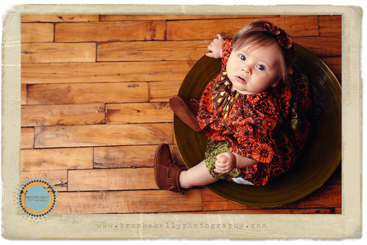 Brooke Kelly Photography: Vella, 6 months: Nashville Baby Photographer