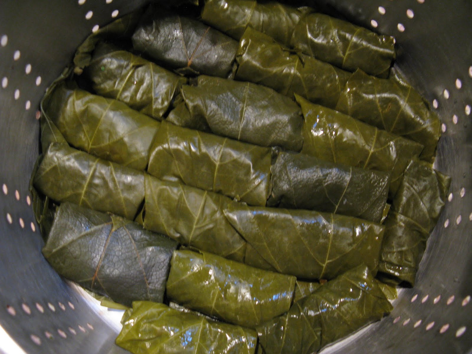 Vegan Eats and Treats!: VeganMoFo: Greek Dolmas and Stuffed Chickpea ...