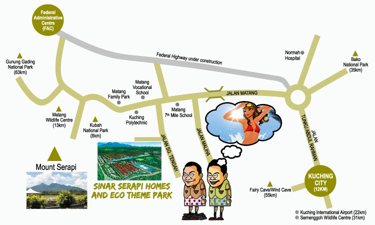 Di Sini Penaku Terbiut: Sinar Serapi Eco Theme Park Dah Siap!