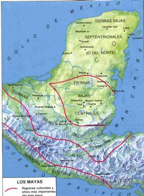 MAPA DE LA CULTURA MAYA