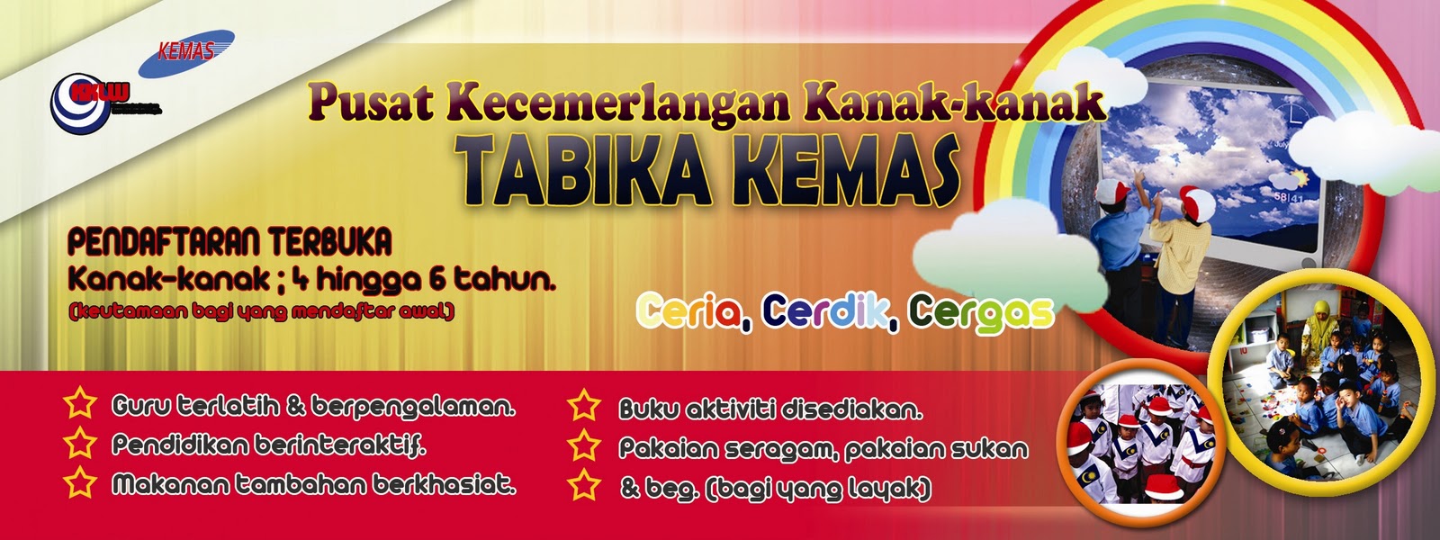 PRA SEKOLAH JABATAN KEMAJUAN MASYARAKAT (KEMAS): PENDAFTARAN TABIKA ...