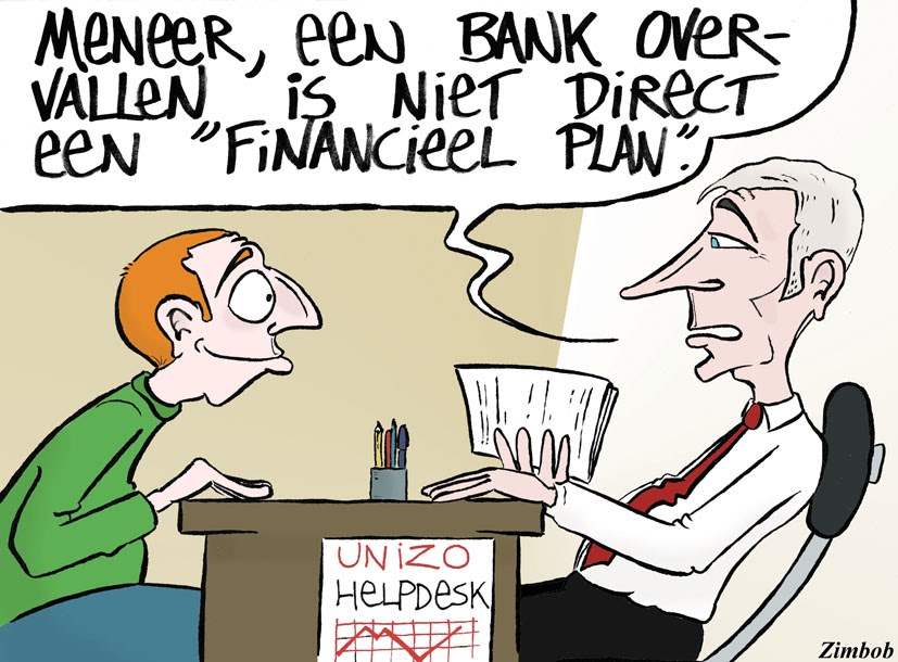 CARTOONS EN ILLUSTRATIES: Cartoon: Financieel