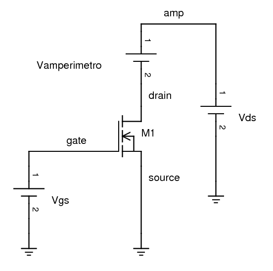 [ Charlie X-Ray ]: Curva característica $V_{DS}-I_{DS}$ de un ...