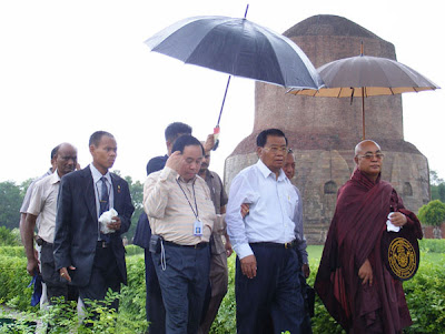 Varanasi View: General Than Shwe visits Sarnath