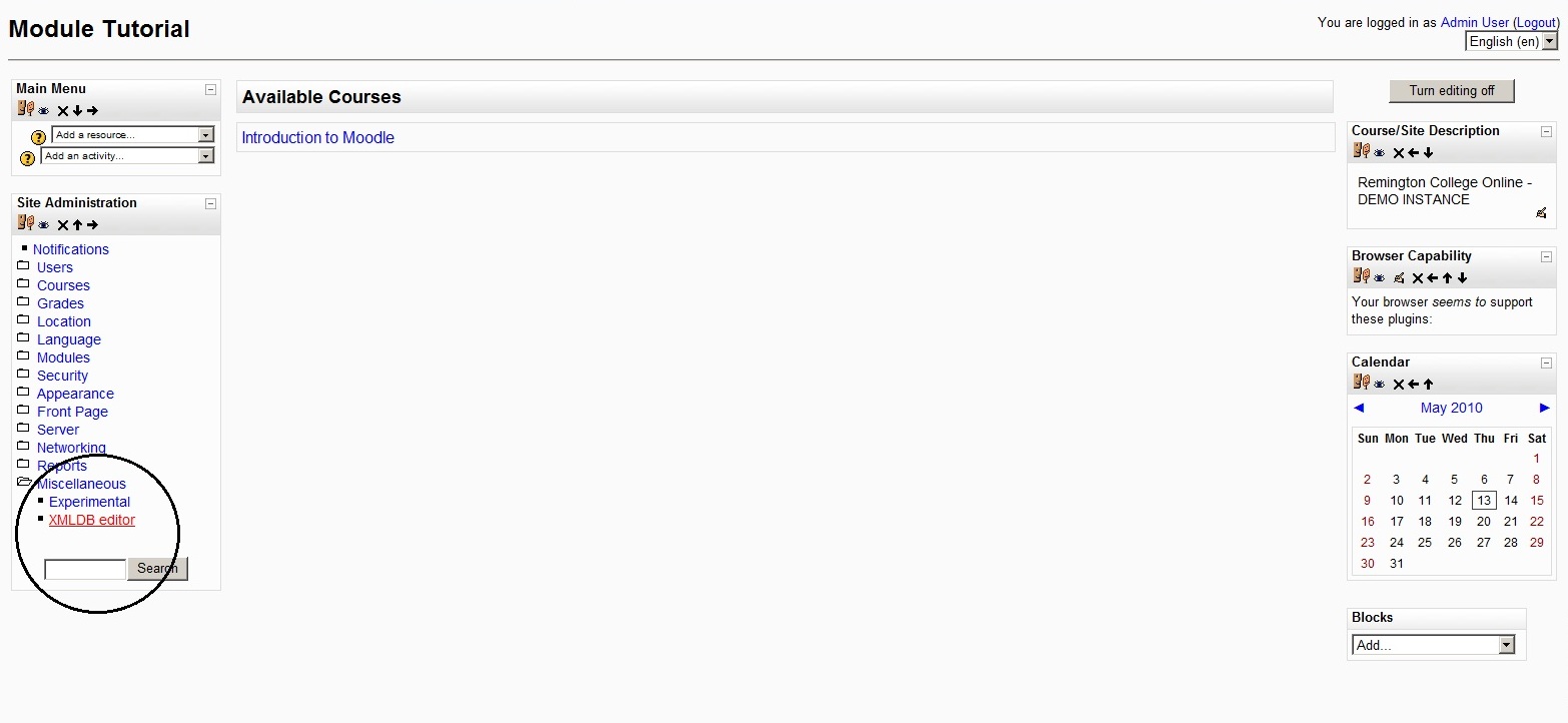 Oodles of Moodles: 08MOD: Moodle Module Development - Generate Upgrade snippet with XMLDB Editor