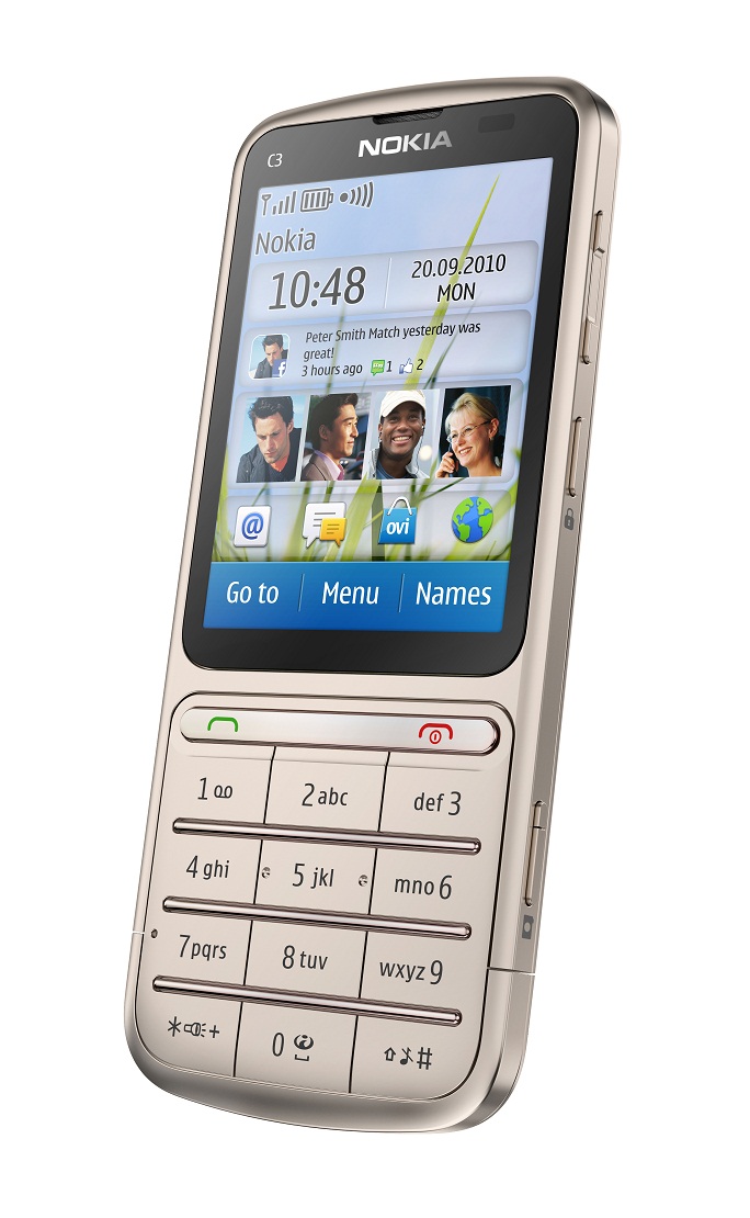Nokia C3 - The second Touch and Type device - All About Mobiles