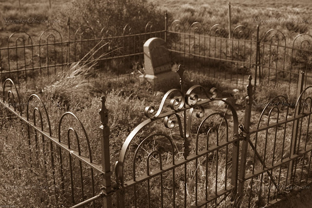 November Obscura: Miners Union Cemetery- Bodie