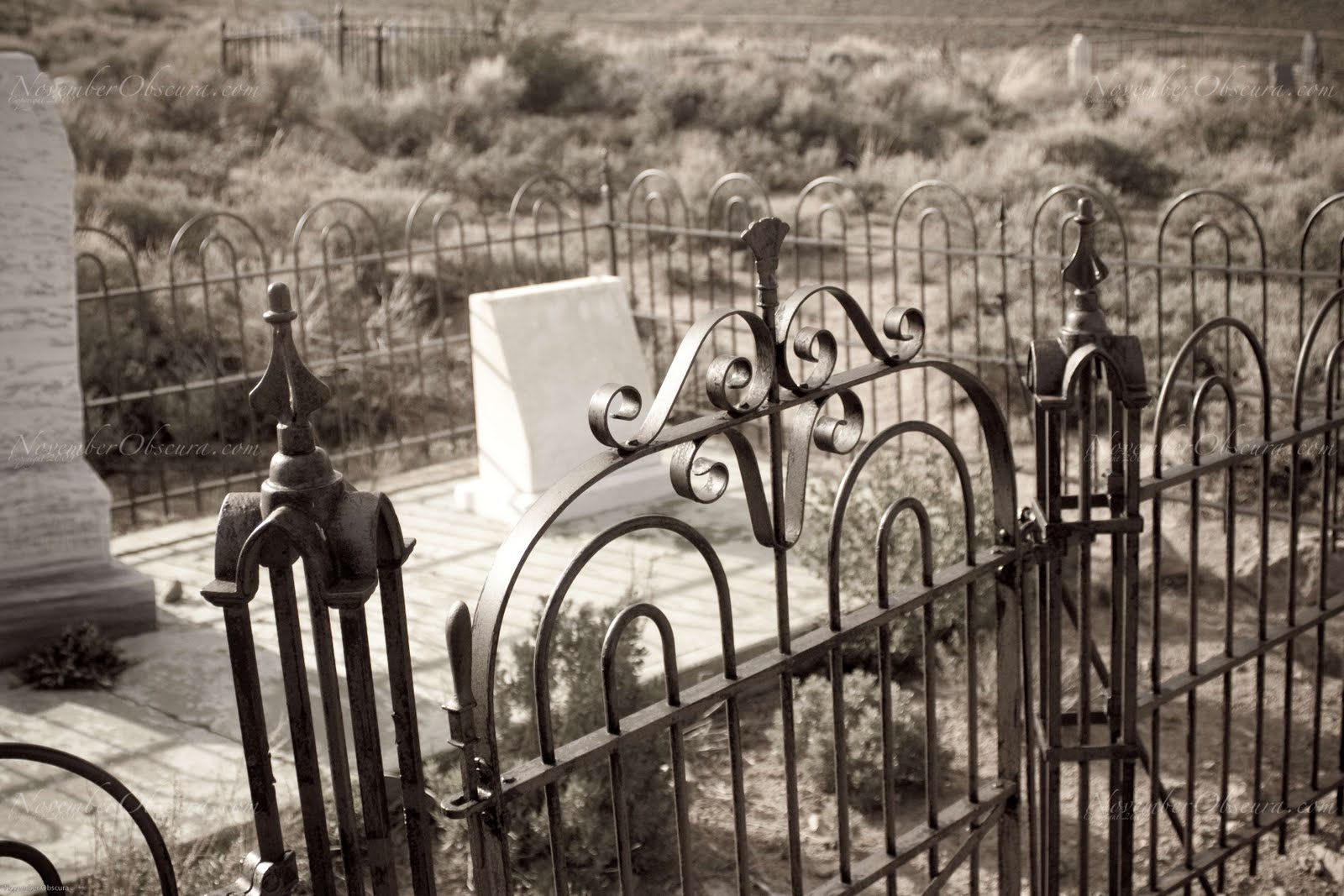 November Obscura: Miners Union Cemetery- Bodie