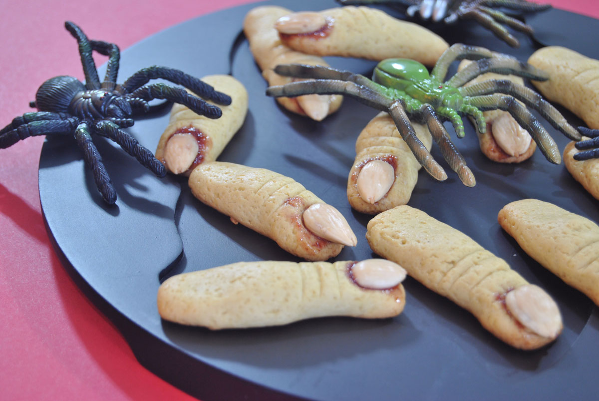 Pão e Beldroegas: Dedos de Bruxa - Halloween