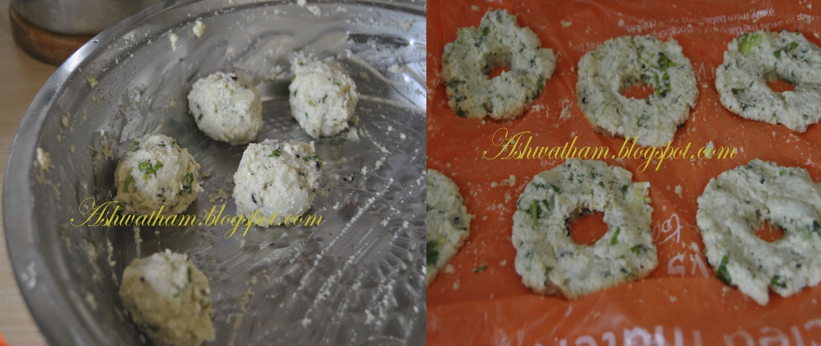 Ashwatham: Alasanda vada / Bobbarlu / Blackeye Pea itters