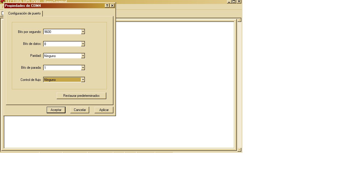 GPS-FV4H: LECTURA COORDENADAS GPS CON HYPERTERMINAL