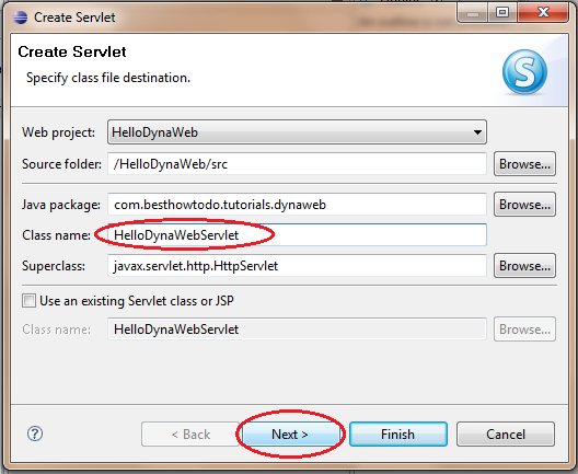 Free Eclipse Encyclopedia How to do: How to create dynamic web project ...