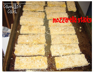 Camille's Casa: Mozzarella Sticks