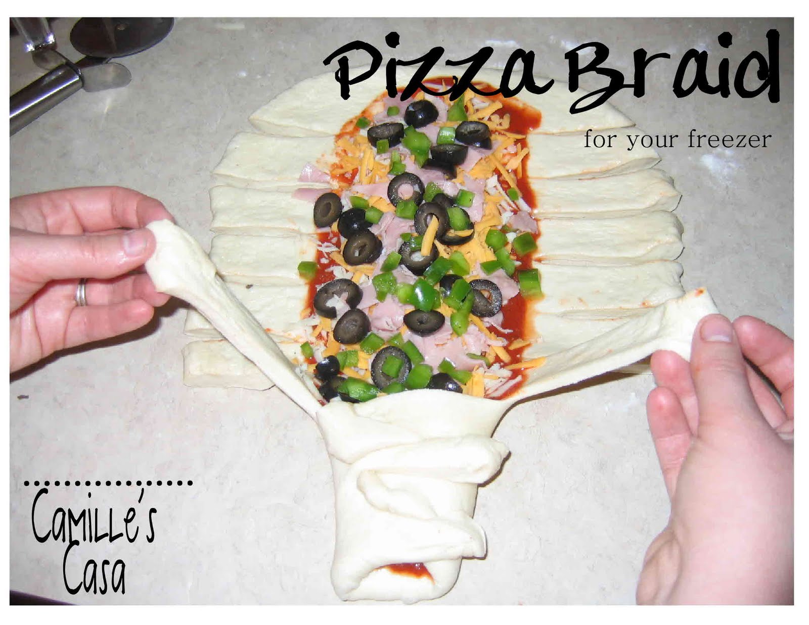 Camille's Casa: Pizza Braid