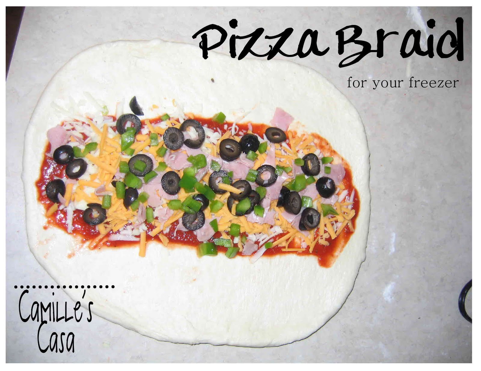 Camille's Casa: Pizza Braid