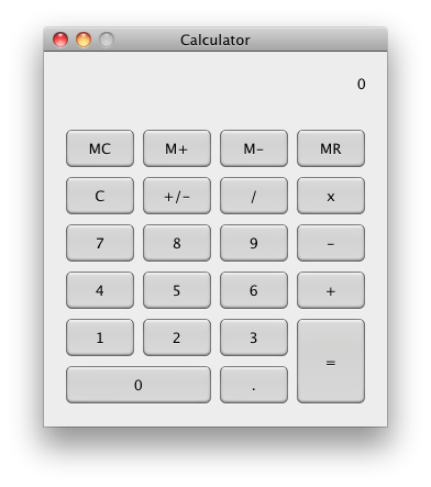 Emplementation: iOS & Mac OS Development - Calculator tutorial