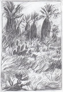 Otis Landscape Drawing: A Week of 30 Minute Gardens & Mountain Pencil ...