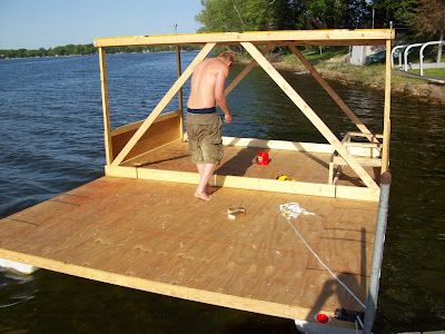 Raft the Mississippi: Raft Construction Continued