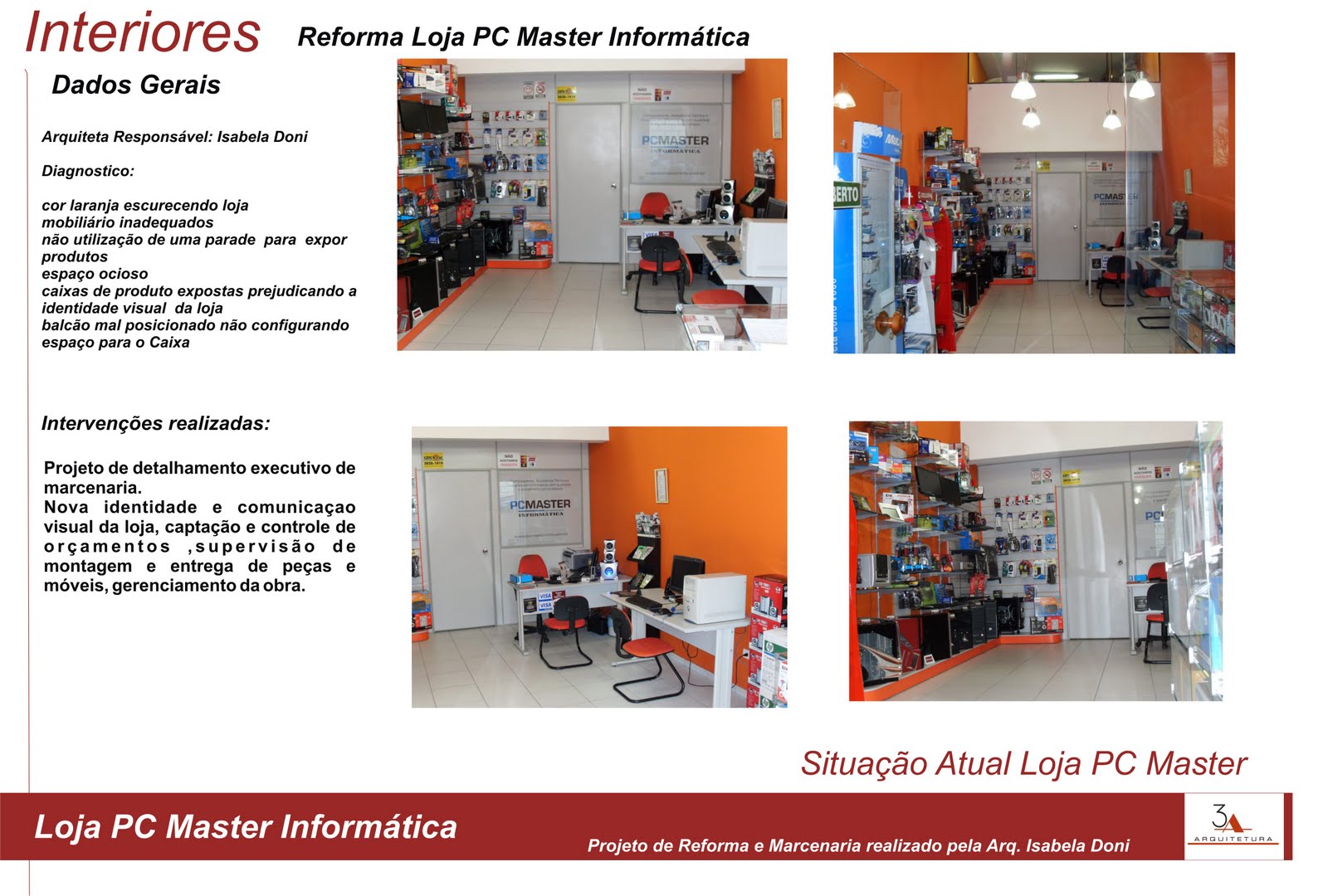 3 ARQUITETURA: PROJETOS LOJAS