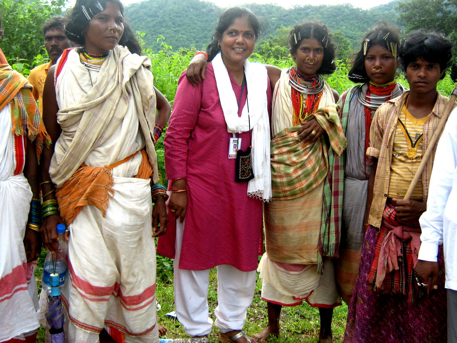 Saharing moment with dongria kondh tribal