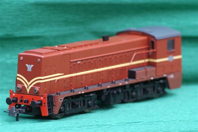 Frank103 lokomotievenpark: Roco 69926: de bruine NS 2200 net nummer 2201