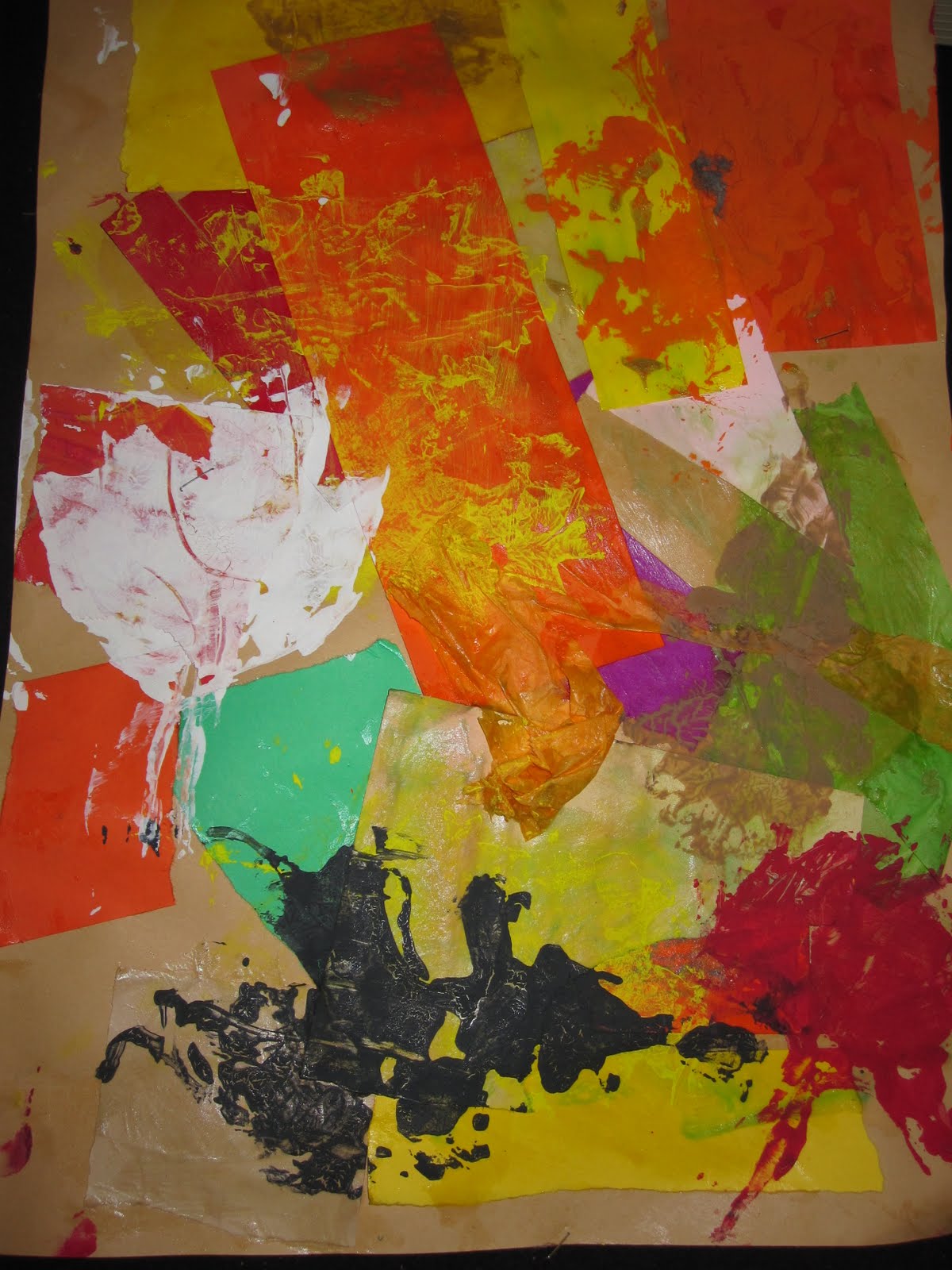 Cogburn Woods Artworks: Kindergarten Texture Prints