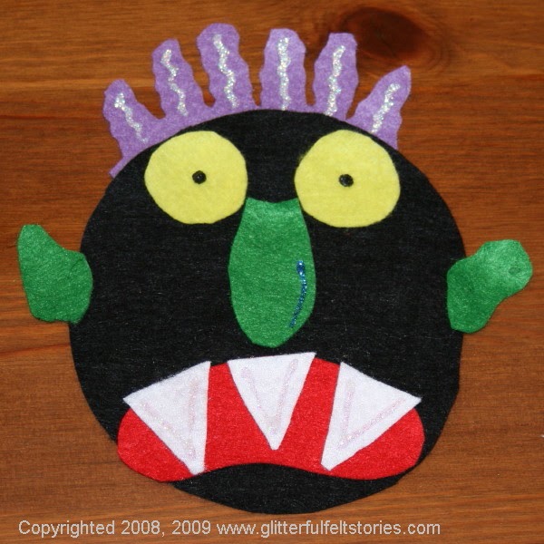 OC Mom Blog Go Away Big Green Monster Felt Story