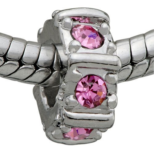 October Birthstone Spacer Charm Beads - Pandora Bead & Bracelet Fit﻿